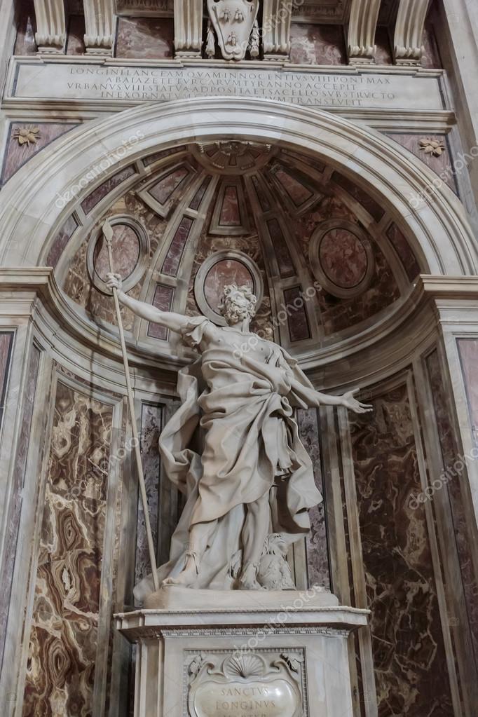 Saint Longinus in St. Peter's Basilica – Stock Editorial Photo ...
