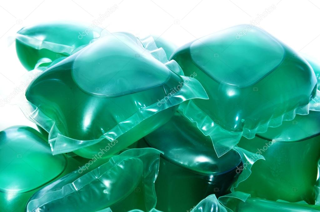 Liquid laundry detergent sachets — Stock Photo © nito103 #13285213