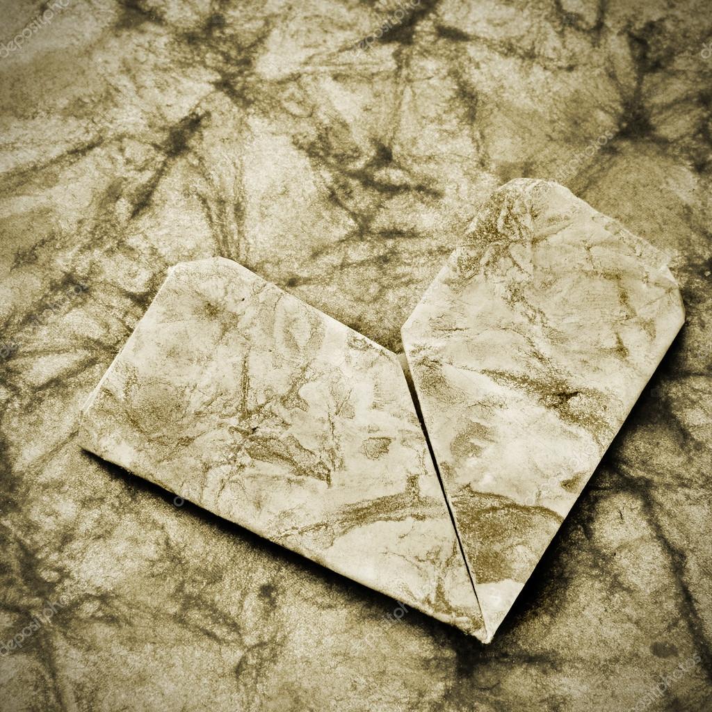 Old paper heart Stock Photo by ©nito103 13522149