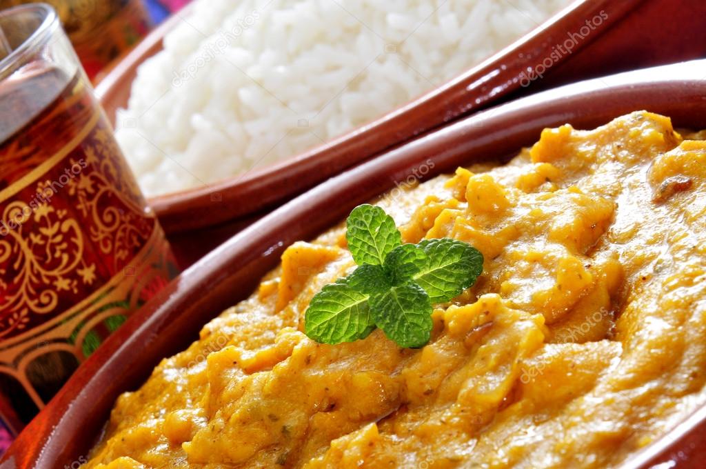 Korma curry and basmati rice Stock Photo by ©nito103 19905963