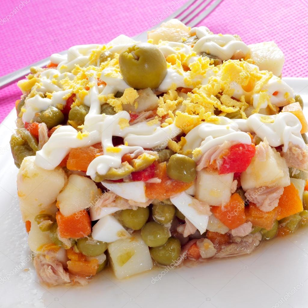 Ensaladilla rusa, spanish russian salad Stock Photo by ©nito103 22243771