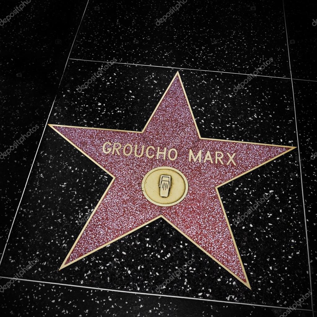 Groucho Marx star in Hollywood Walk of Fame, Los Angeles, United ...