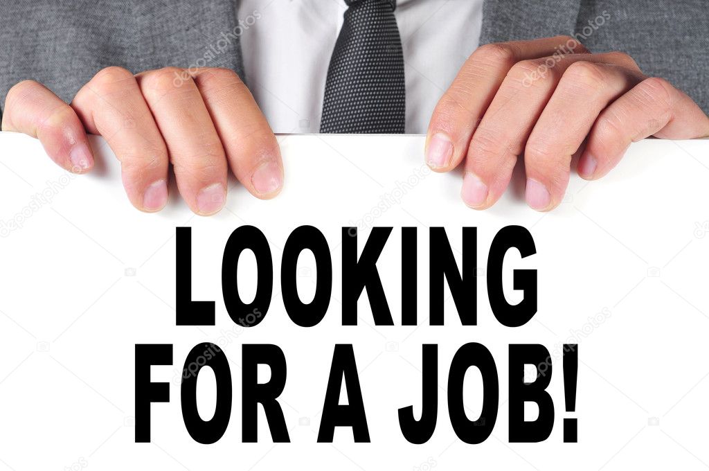 Man in suit looking for a job — Stock Photo © nito103 #27275381