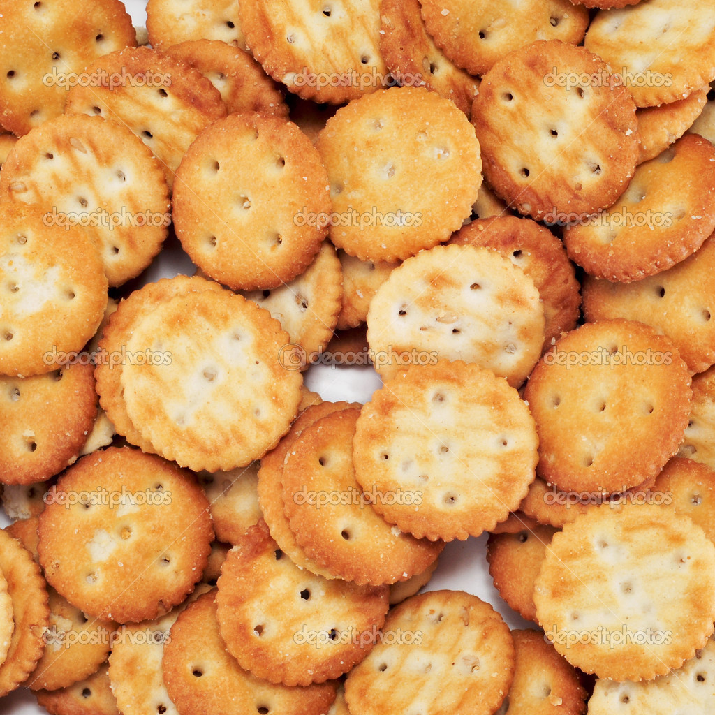 Salty round crackers Stock Photo by ©nito103 37647051