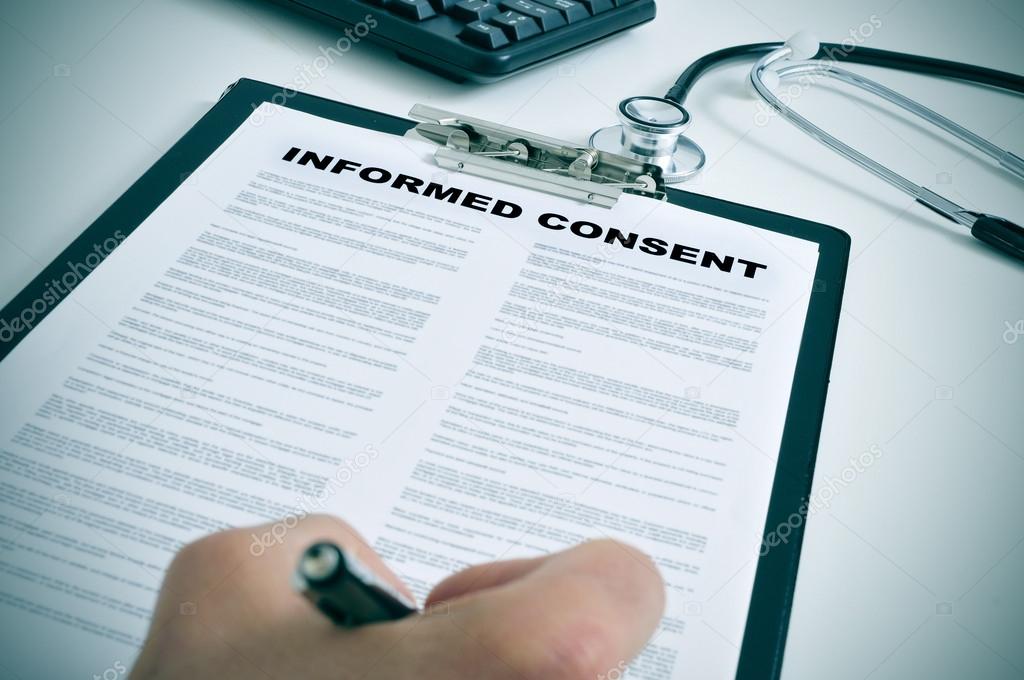 Signing an informed consent Stock Photo by ©nito103 46027205