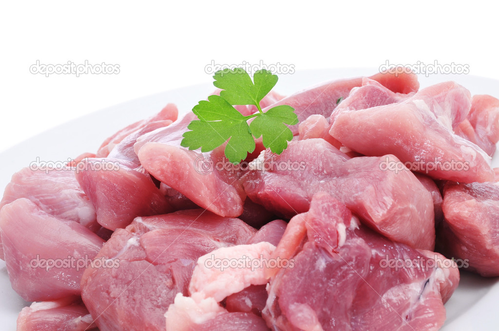 Chopped raw turkey meat Stock Photo by ©nito103 48213373
