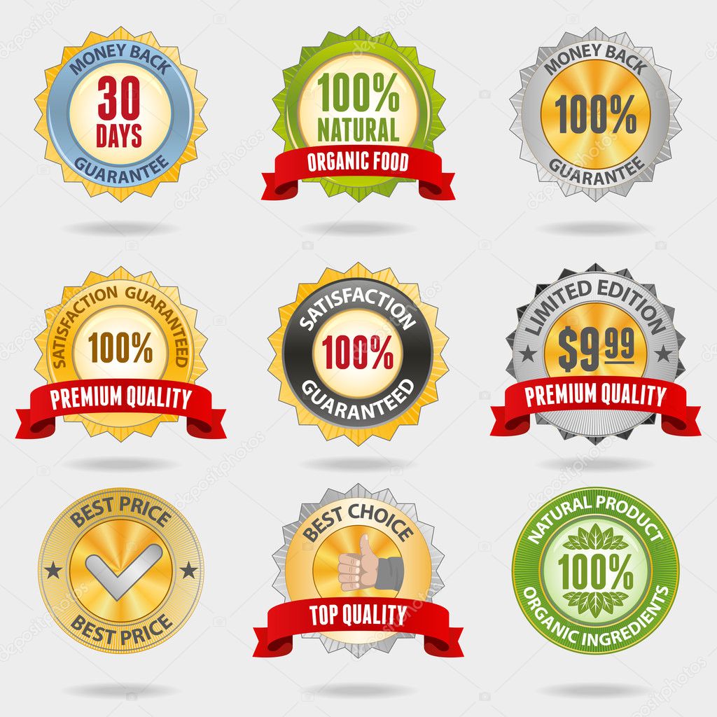 Badges set Stock Vector Image by ©Genestro #25021303