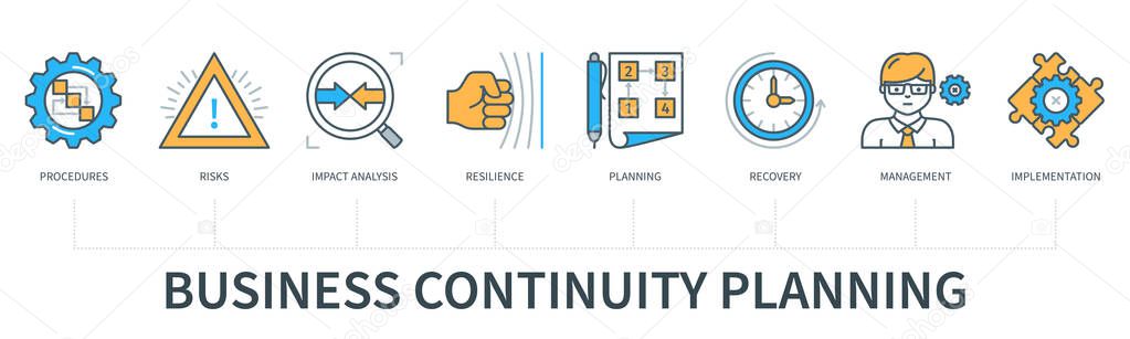 Business continuity plan Vector Art Stock Images | Depositphotos