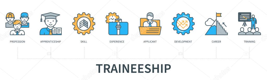 Aprender aprendiz Vector Art Stock Images | Depositphotos