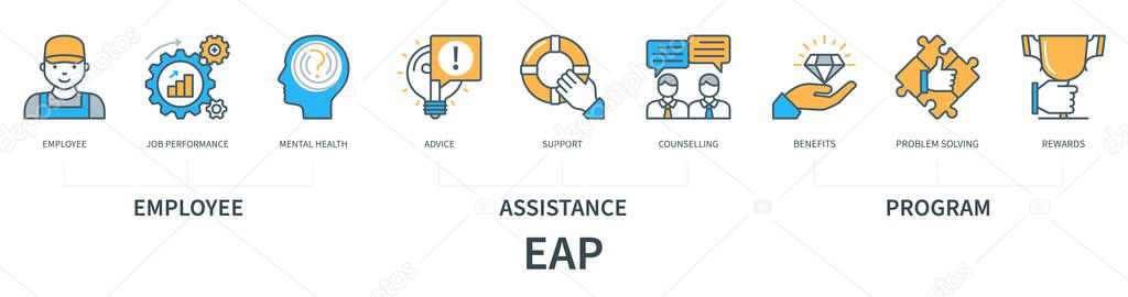 Employee assistance program Vector Art Stock Images | Depositphotos