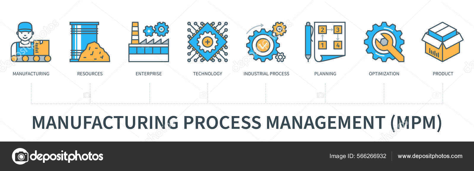 Manufacturing Process Icon