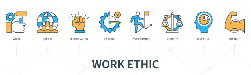 Work ethic icon Vector Art Stock Images | Depositphotos