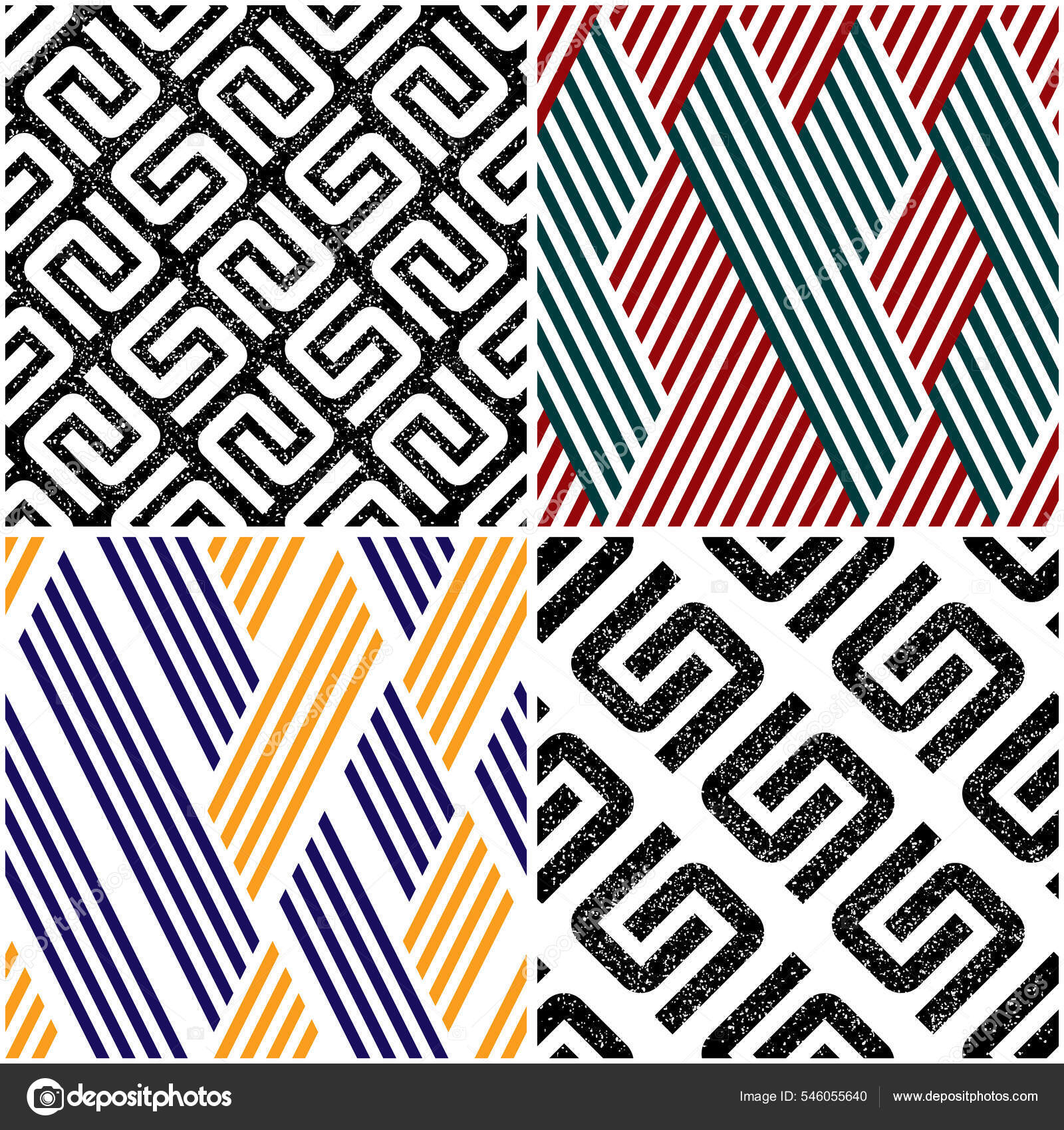Different Vector Patterns Same Package Eps One Pattern Paid Free Stock ...