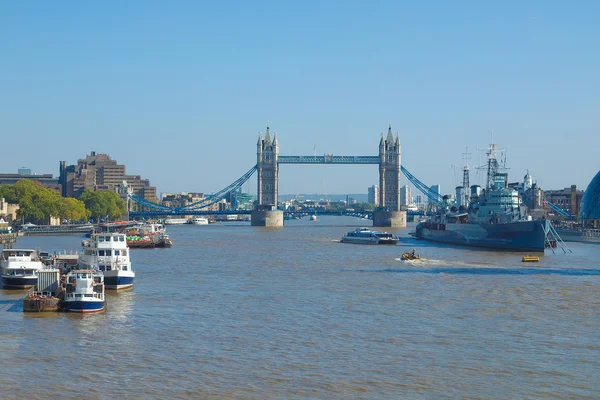 London Bridge Over The River Thames, England Uk — Stock Photo ...