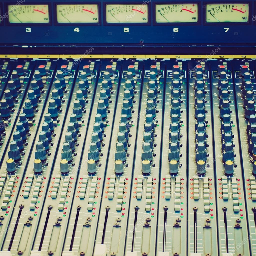 Retro look Soundboard — Stock Photo © claudiodivizia #30981823