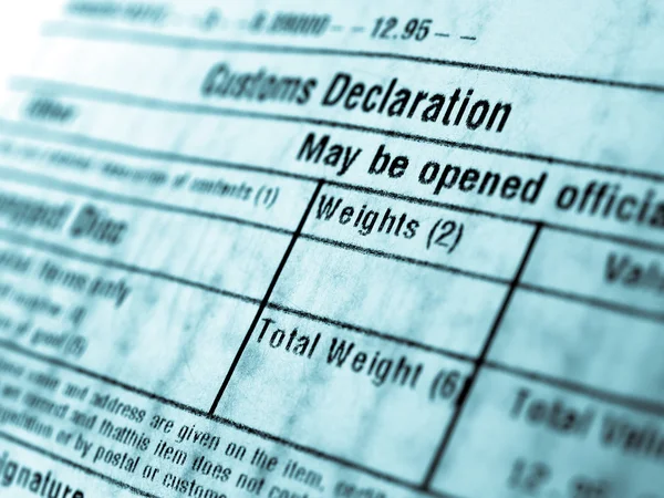 Customs declaration Stock Photo by ©claudiodivizia 7375018