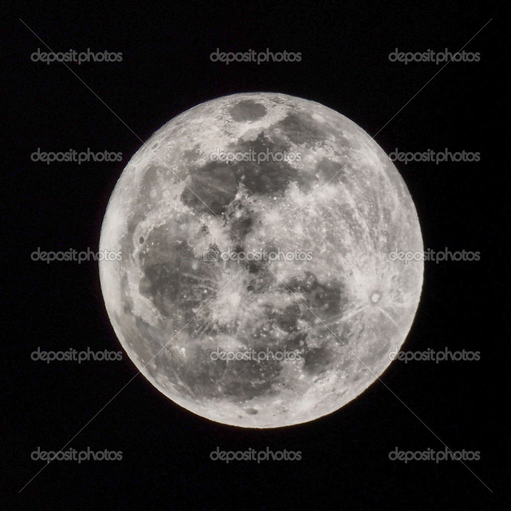 Full moon HDR — Stock Photo © claudiodivizia #43487093