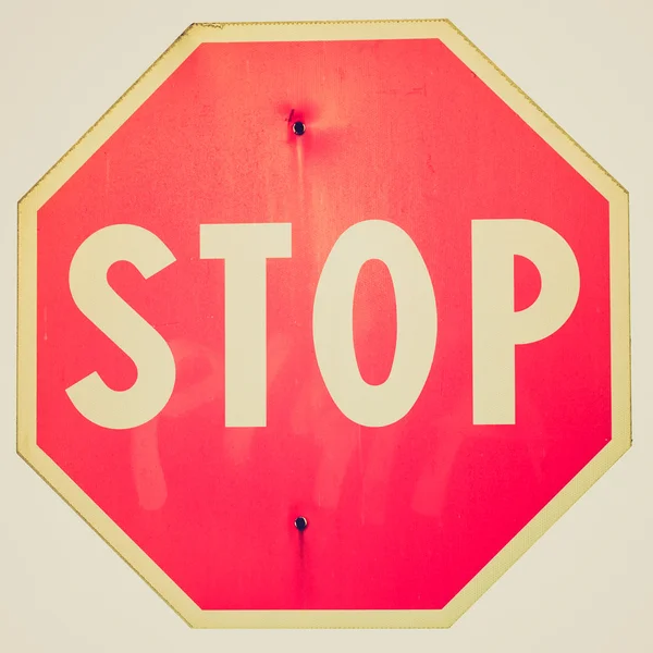 Letrero stop vintage fotos de stock, imágenes de Letrero stop vintage ...