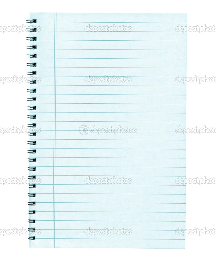 Empty Notebook Page