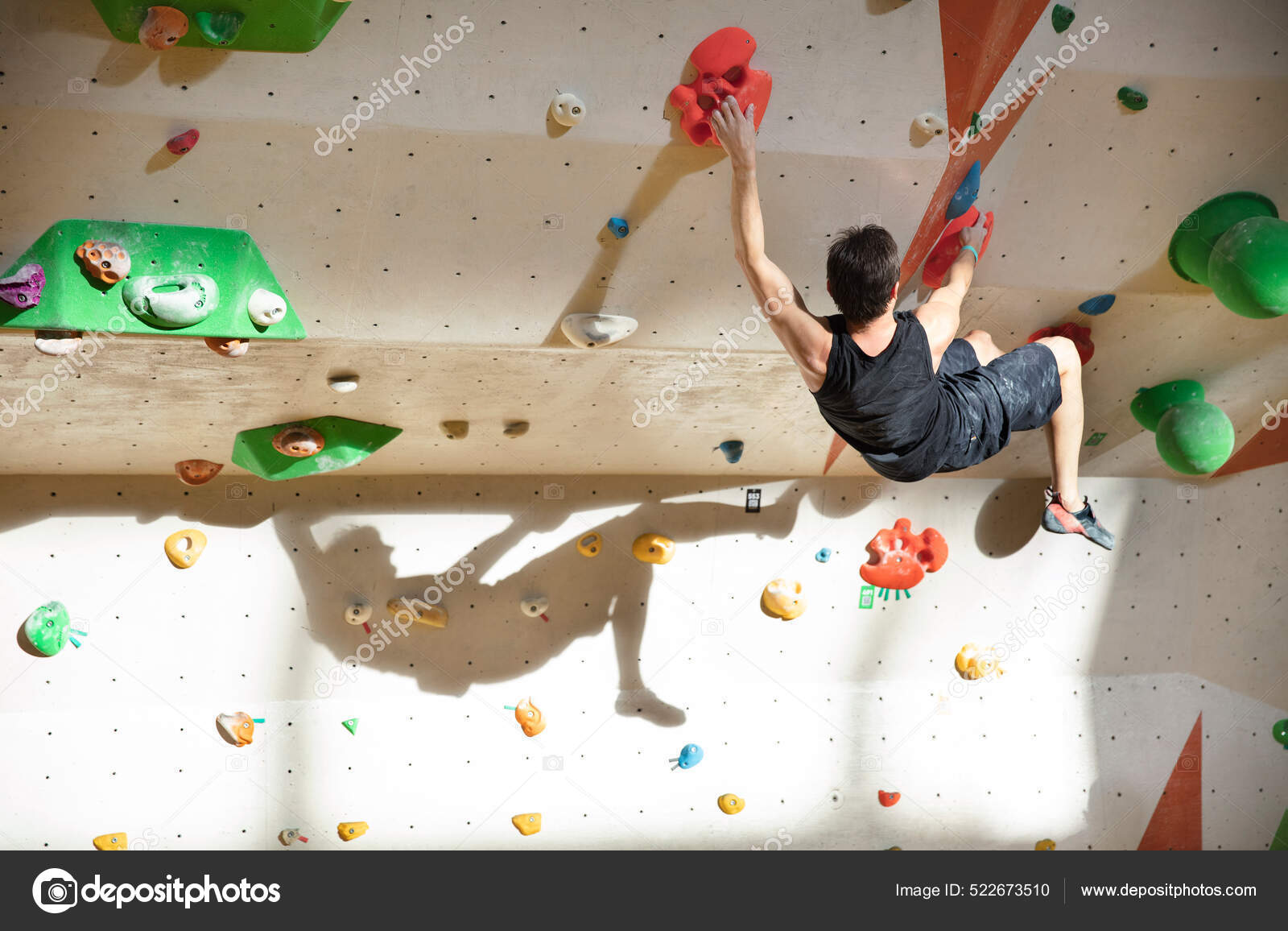 Indoor Bouldering Photography