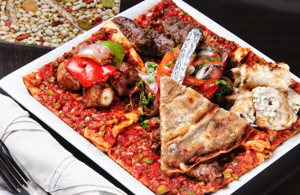 Traditional Arabic mixed barbeque plate — Stock Photo © Manowar1973 ...