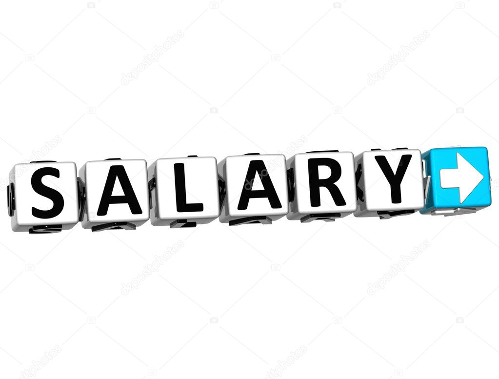 3D Salary Button Click Here Block Text — Stock Photo © Curioso_Travel ...