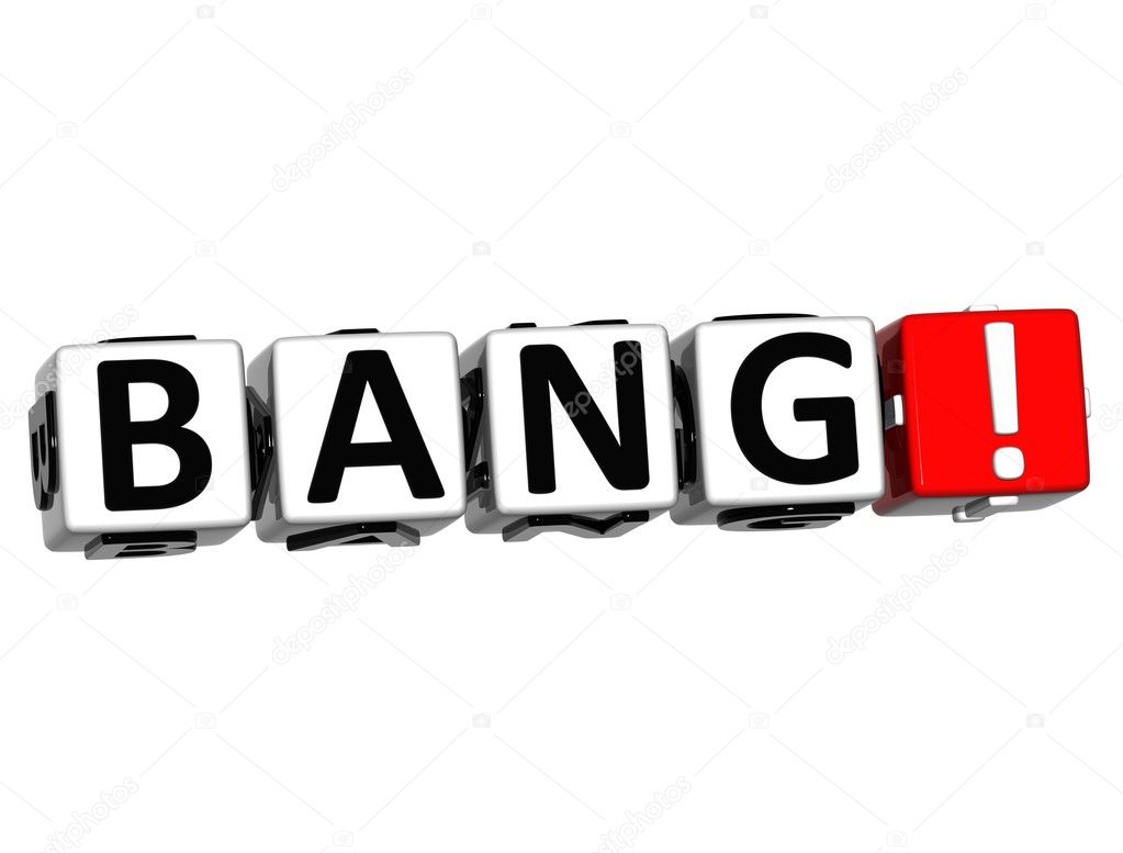 3D Bang Button Click Here Block Text Stock Photo by ©Curioso_Travel ...