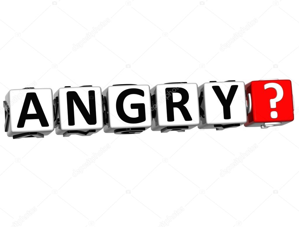 3D Angry Button Click Here Block Text — Stock Photo © Curioso_Travel ...