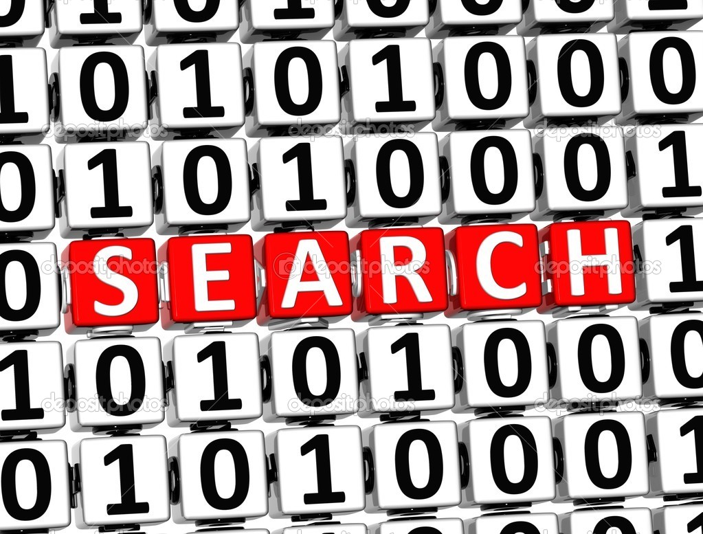 3D Word Search inside zero one blocks — Stock Photo © Curioso_Travel ...