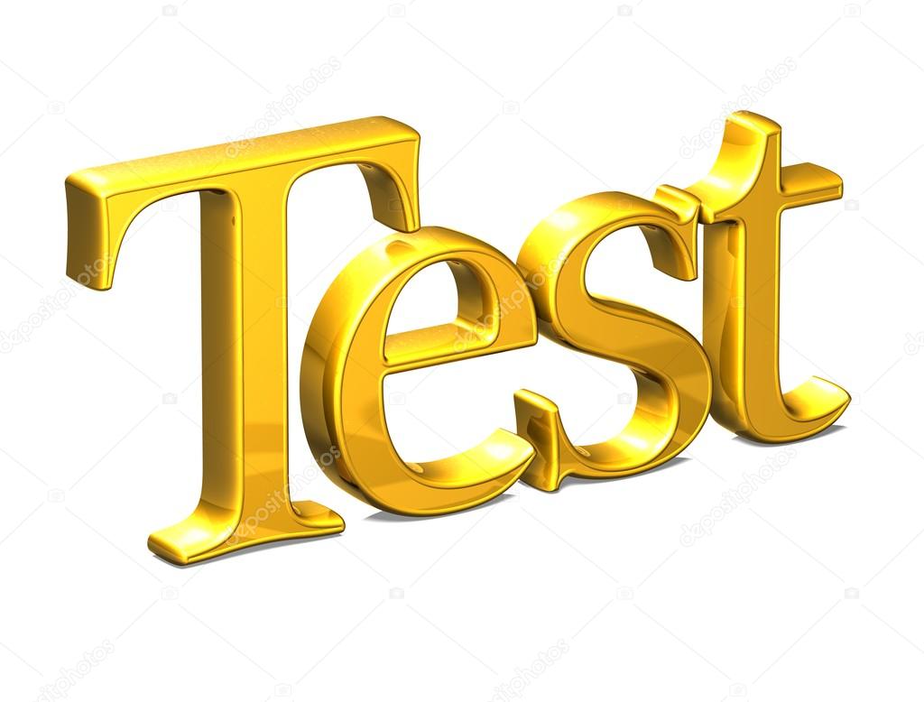 3D Word Test on white background Stock Photo by ©Curioso_Travel ...