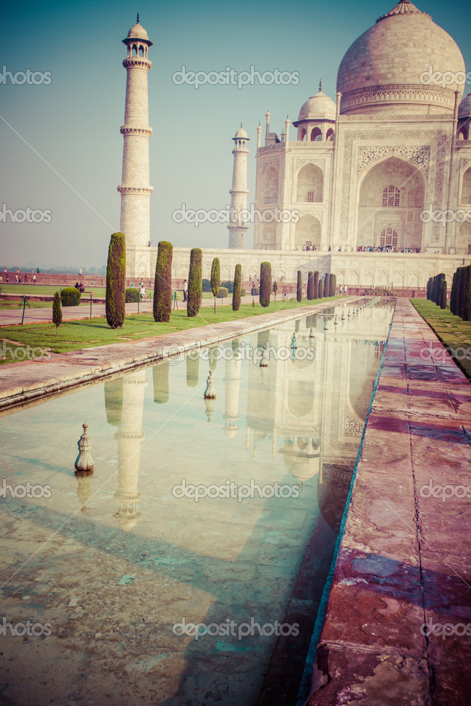 Taj mahal , A famous historical monument, A monument of love, the ...