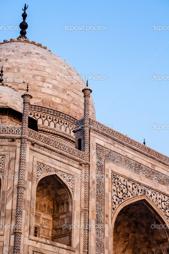 Taj mahal , A famous historical monument, A monument of love, the ...