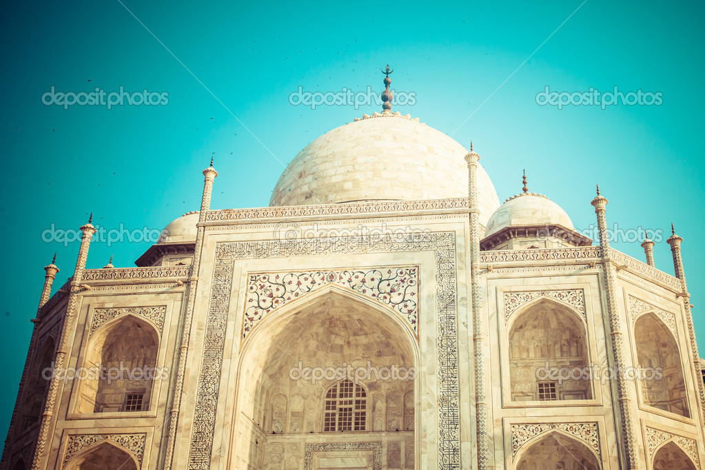 Taj mahal , A famous historical monument, A monument of love, the ...