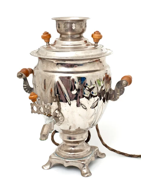 Old russian tea samovar isolated on white Stock Photo by ©mazalis 38837953