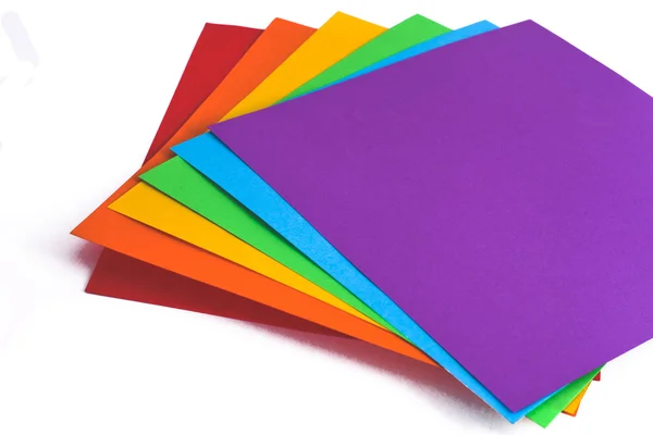 Twisted pile of colorful A4 sheets Stock Photo by ©nbvf89 119903648