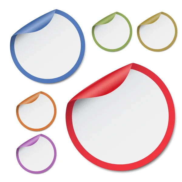 Round stickers Stock Vector by ©KalomiraEL 19958617