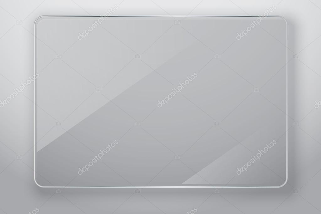 Glass frame, vector illustration — Stock Vector © DinoZZZ #20064121