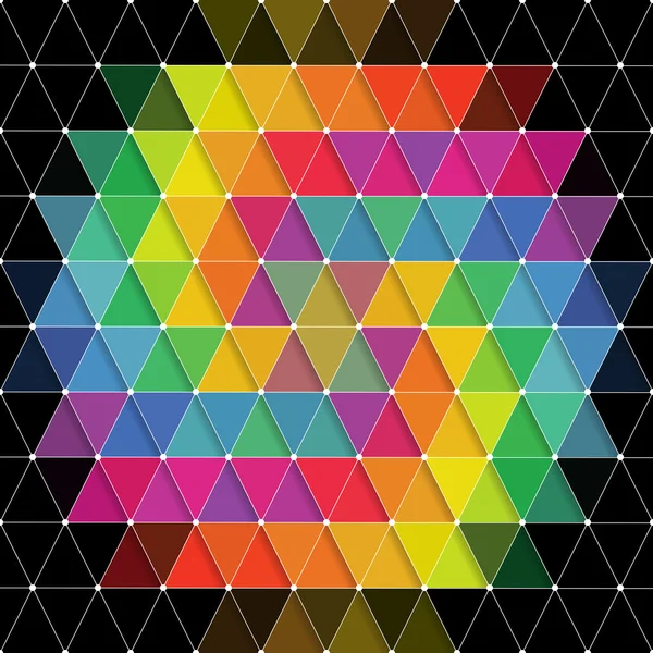 Triangulos colores imágenes de stock de arte vectorial | Depositphotos