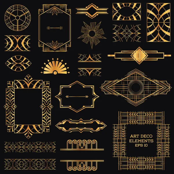 Art Deco Lines Free Vector