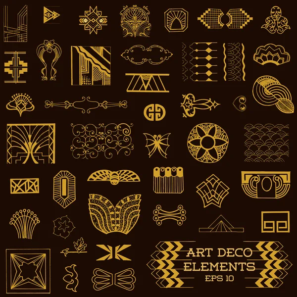 Art deco Vector Art Stock Images | Depositphotos