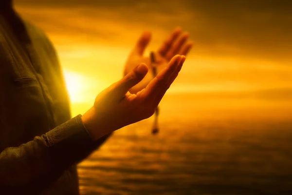 Praying at sunset Stock Photos, Royalty Free Praying at sunset Images ...
