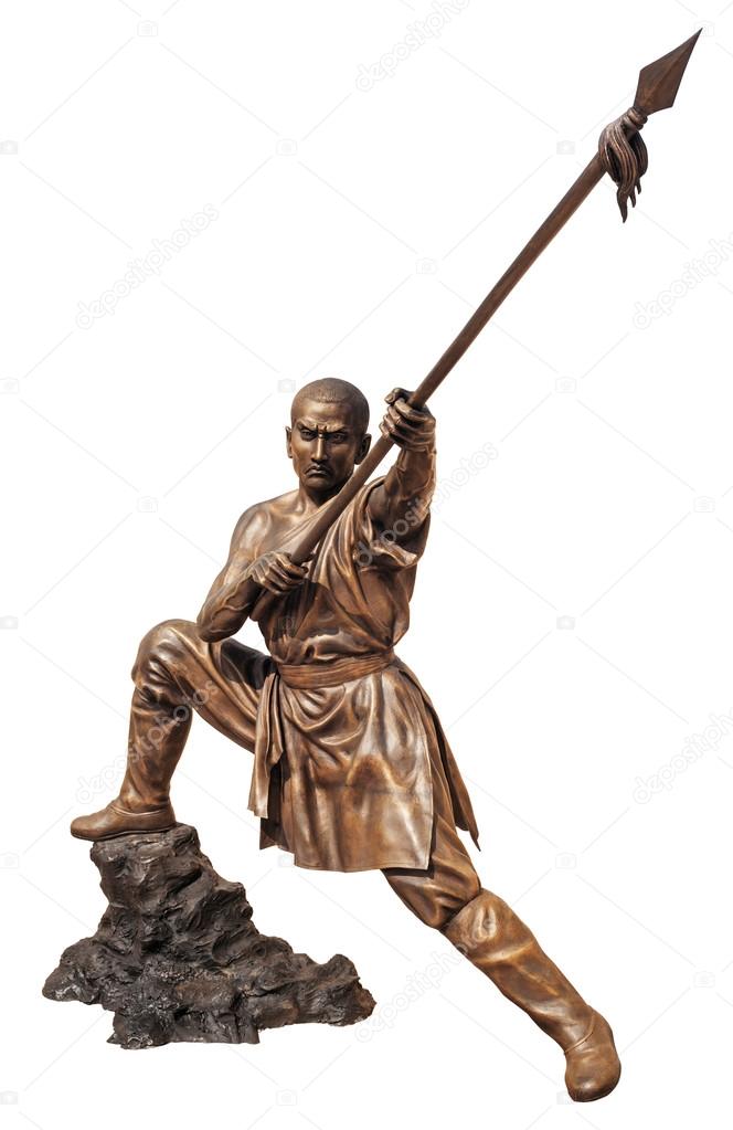 Shaolin warriors monk bronze statue Stock Photo by ©usersam2007 41733263