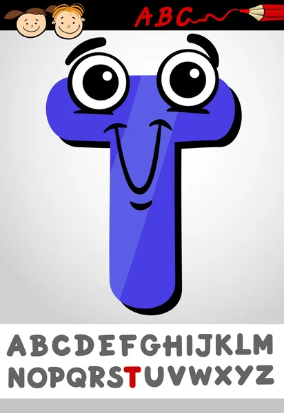 Funny letter v cartoon illustration — Stock Vector © izakowski #28997025