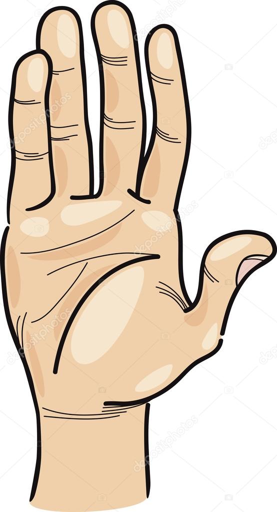 Clip de mano ilustración de dibujos animados Vector de stock #29551521 ...