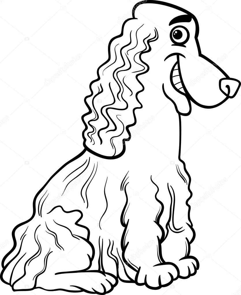 Lps Cocker Spaniel Coloring Page Coloring Pages