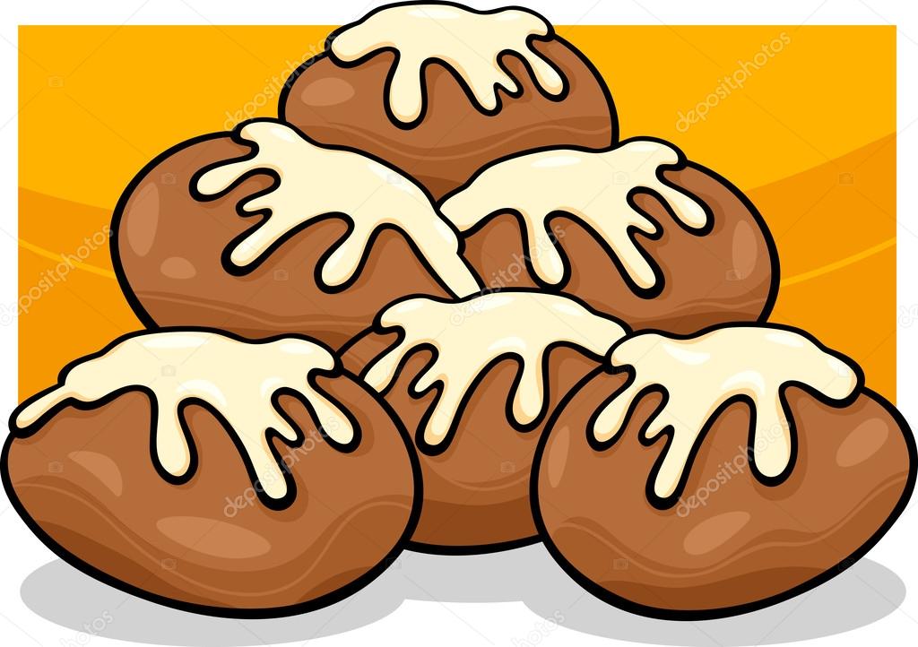 Image vectorielle Beignets clip art illustration de dessin animé par ...
