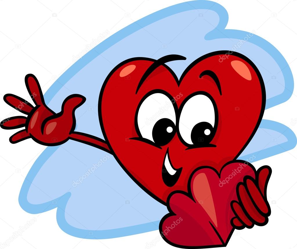 Srdce s valentine karty kreslené Stock Ilustrace od ©izakowski#35843387