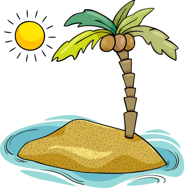 Island cartoon Vector Art Stock Images | Depositphotos