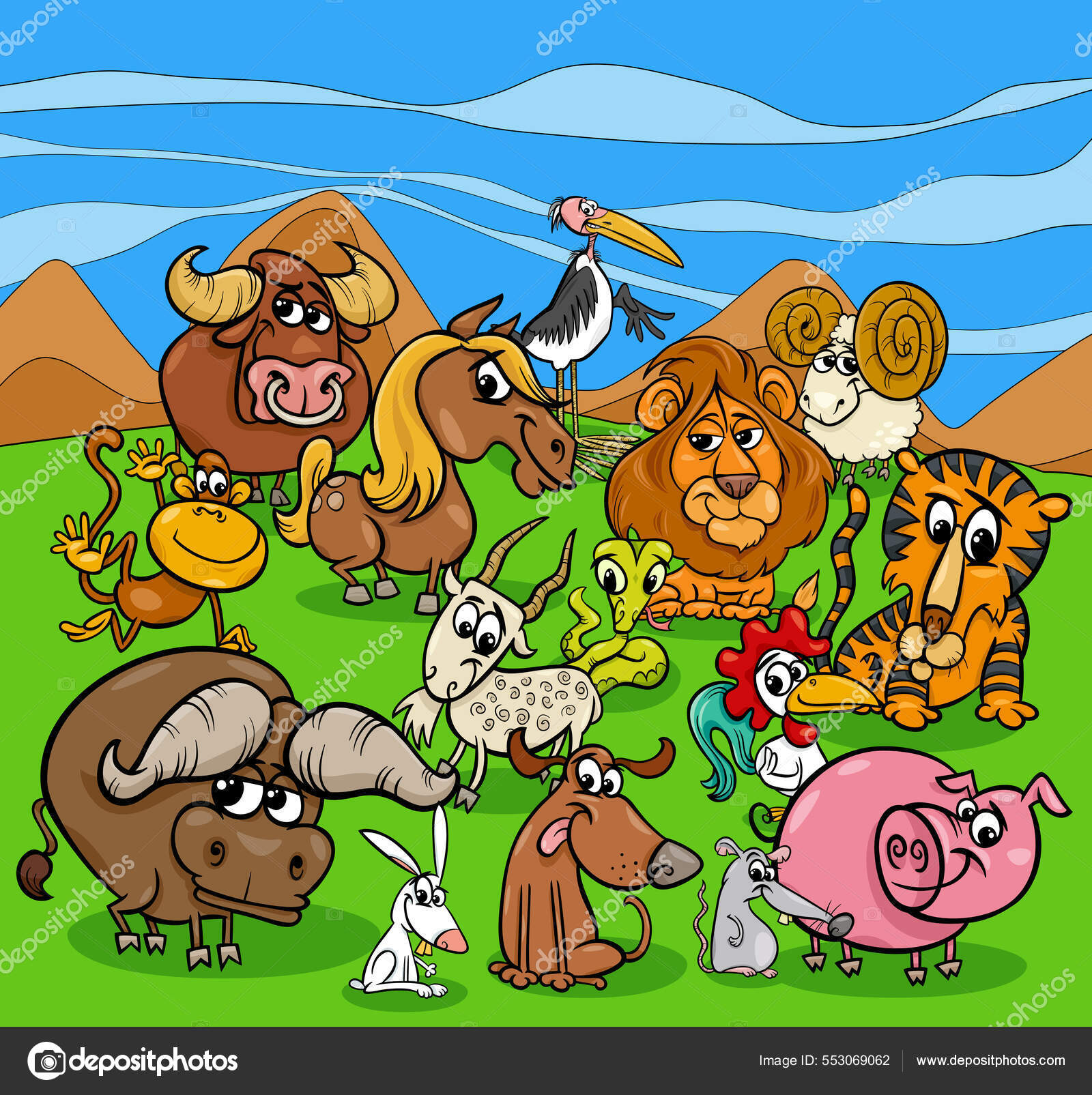 Morsomme Saue Tegneserier