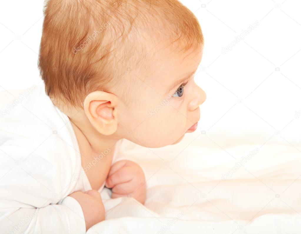 Baby boy profile Stock Photo by ©igabriela 19294807